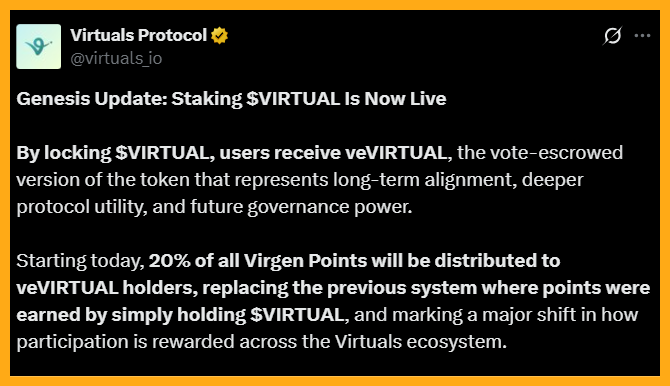 Cập nhật Virtual Protocol: Dẫn đầu xu hướng AI Agent